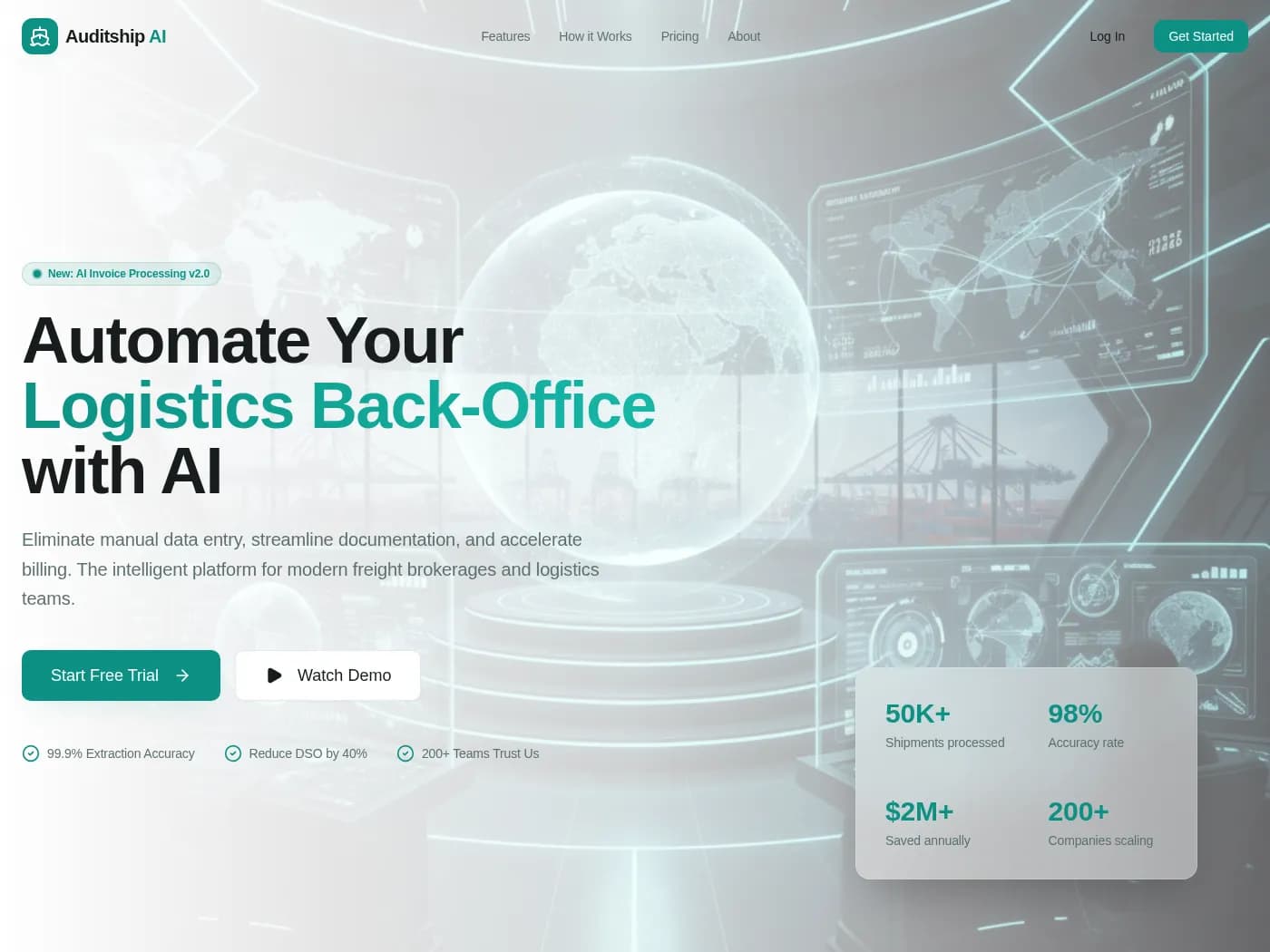 AuditShip Web Revamp