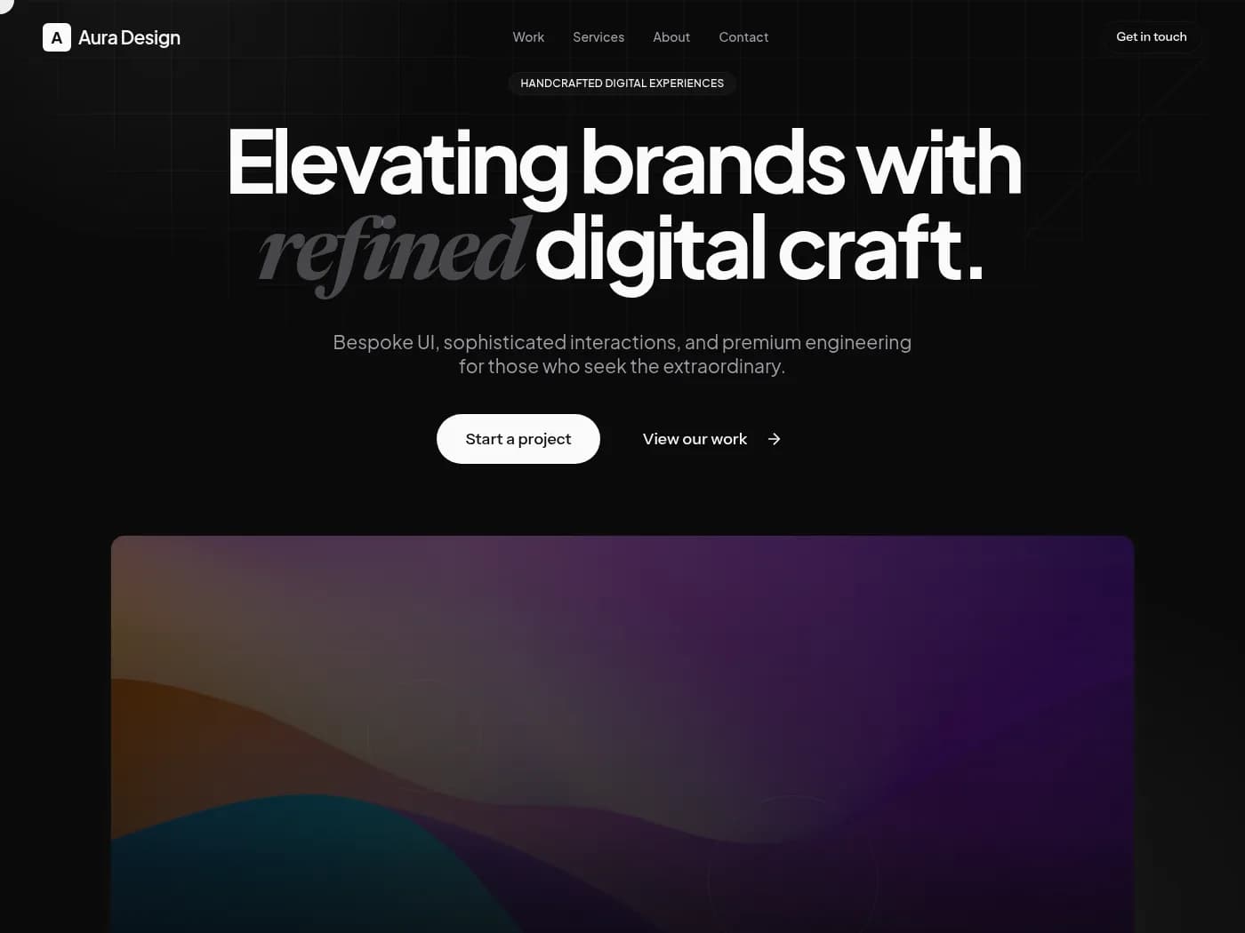 Aura Design Website