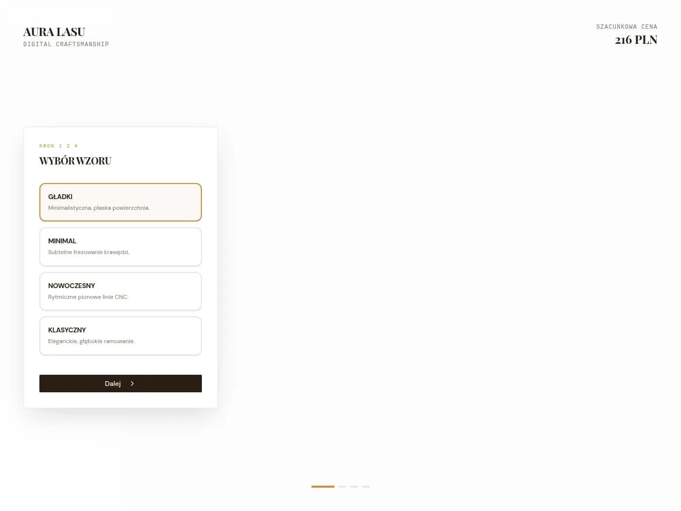 Aura Lasu 3D Configurator
