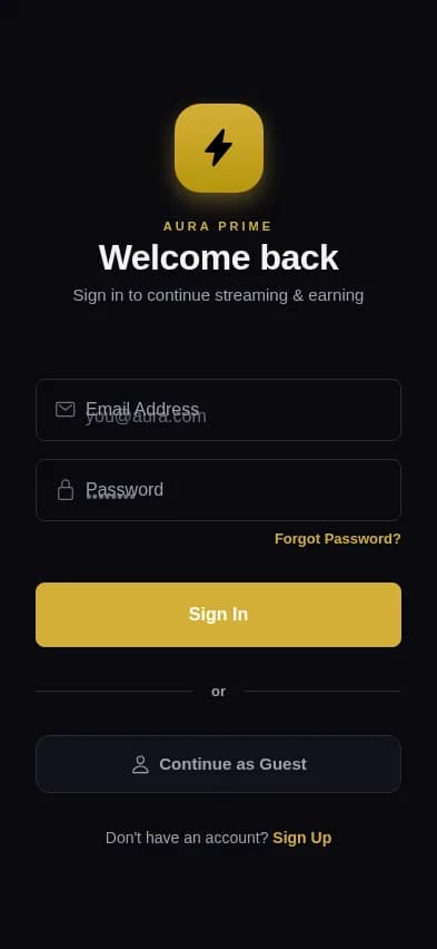 Aura Prime Social Crypto