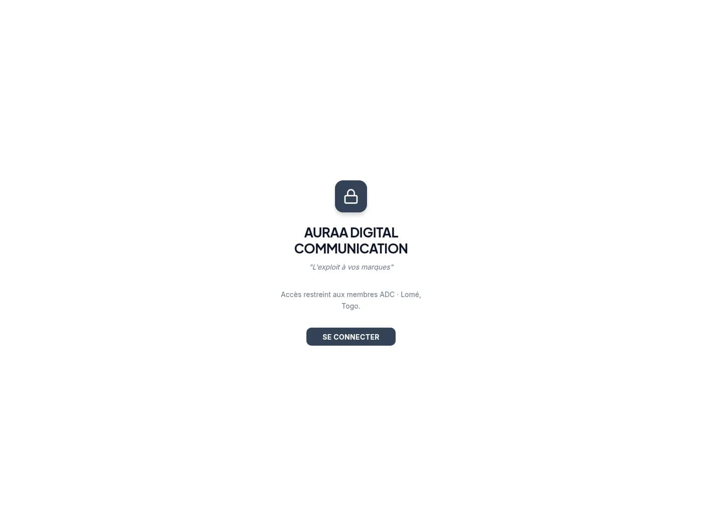 AURAA Digital Admin Portal