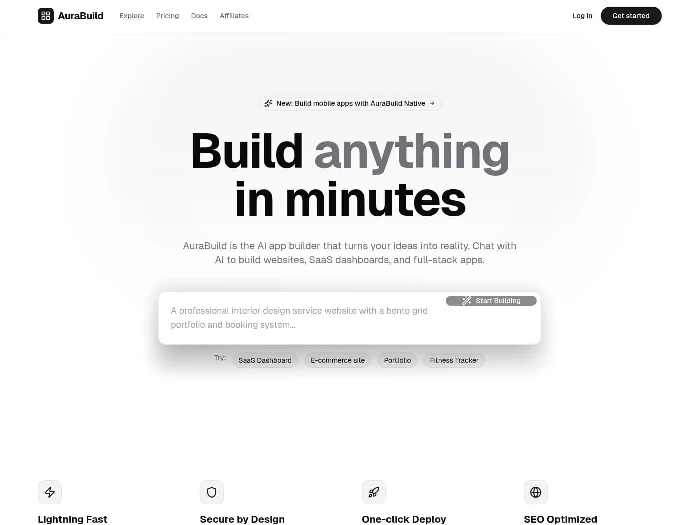 AuraBuild Web Clone