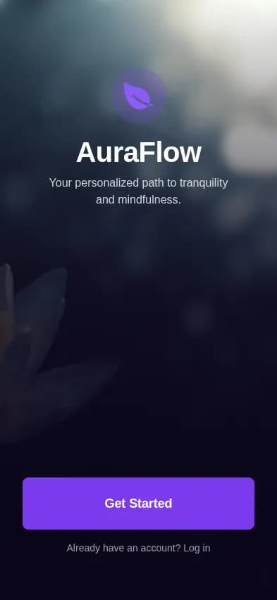 AuraFlow Wellness App