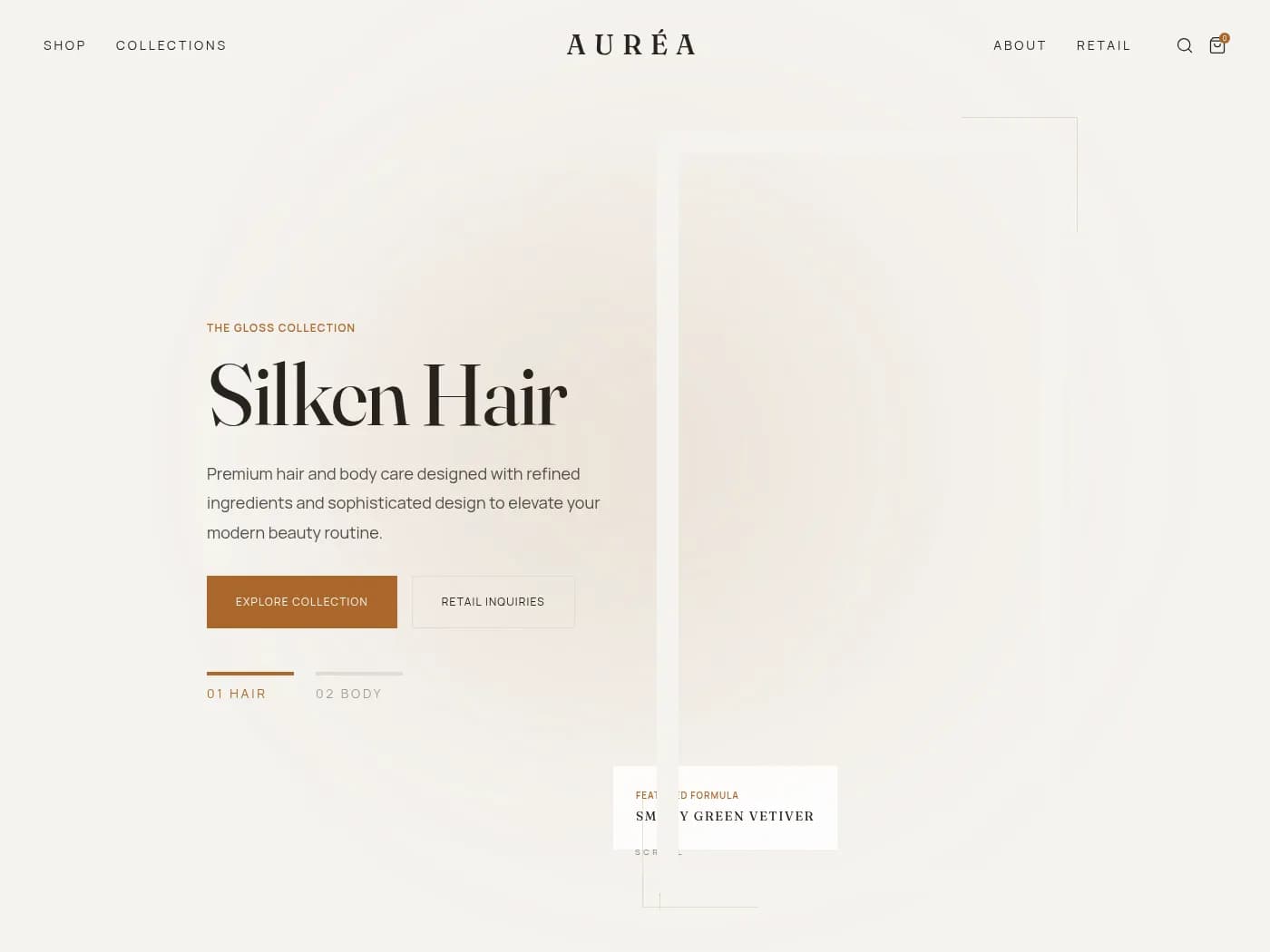 Auréa Body Luxury Site