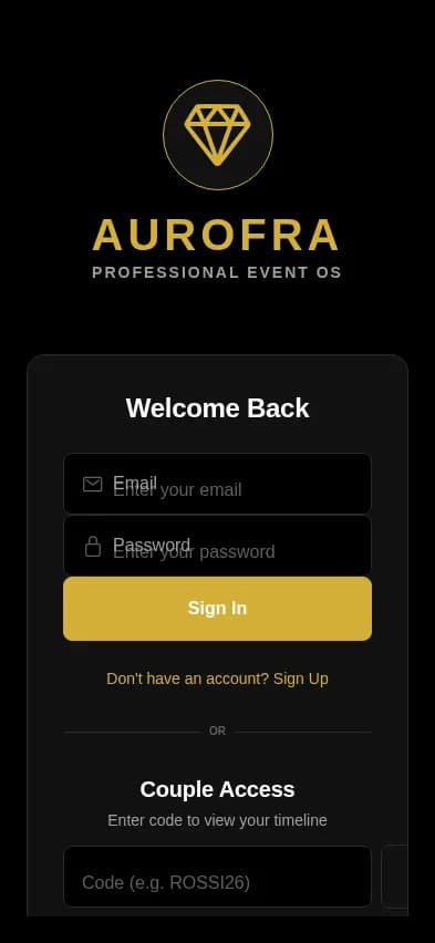 Aurofra Event OS