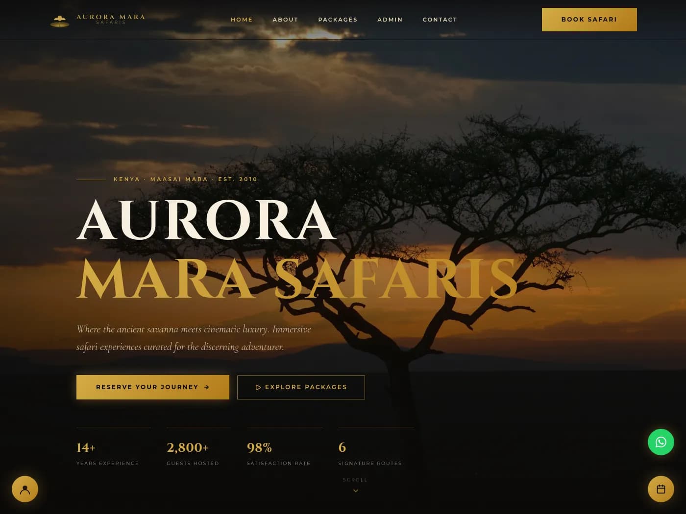 Aurora Mara Cinematic Web