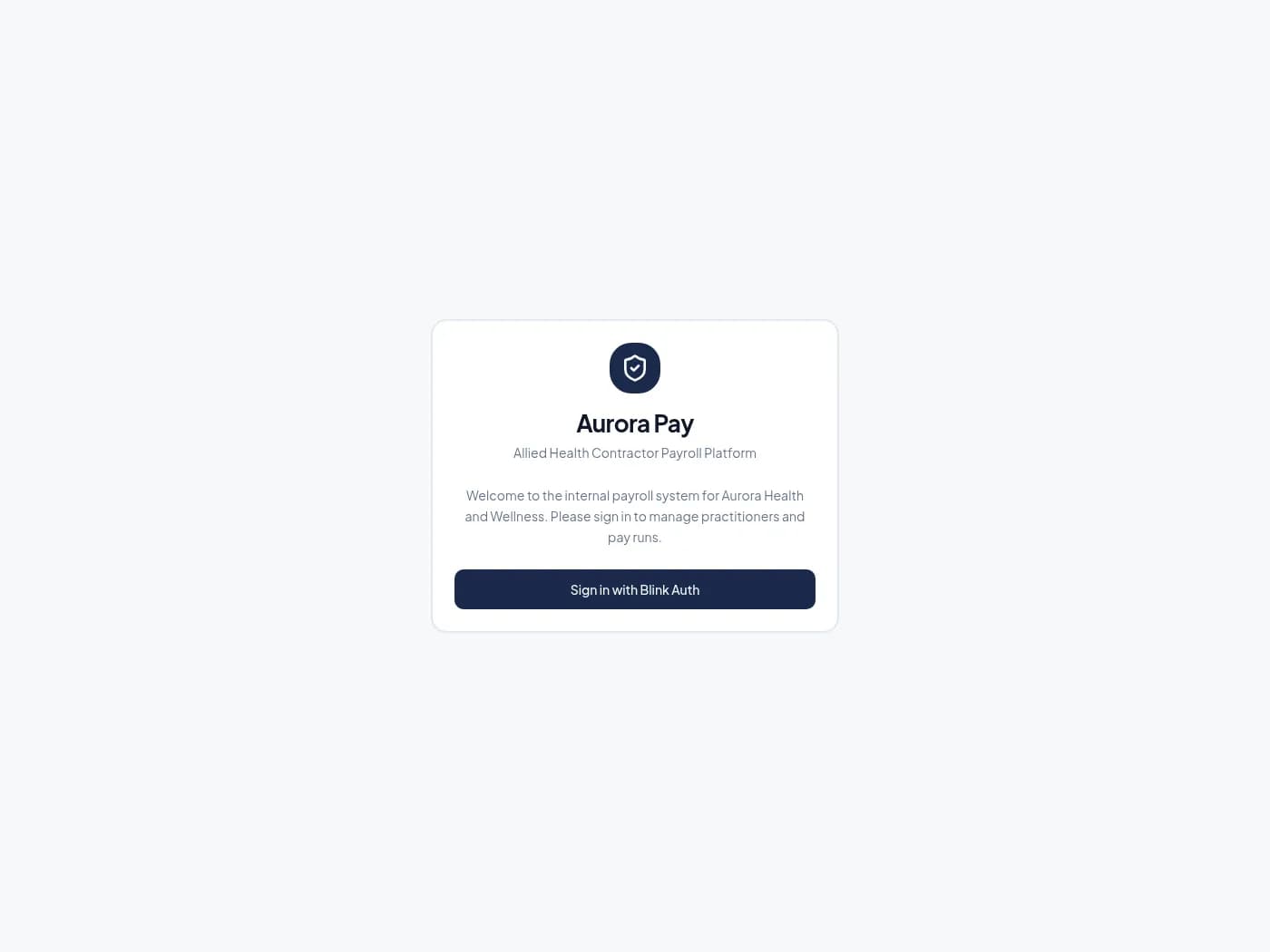 Aurora Pay Payroll System
