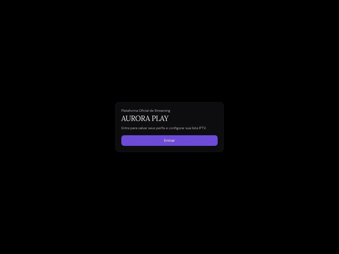 Aurora Play IPTV