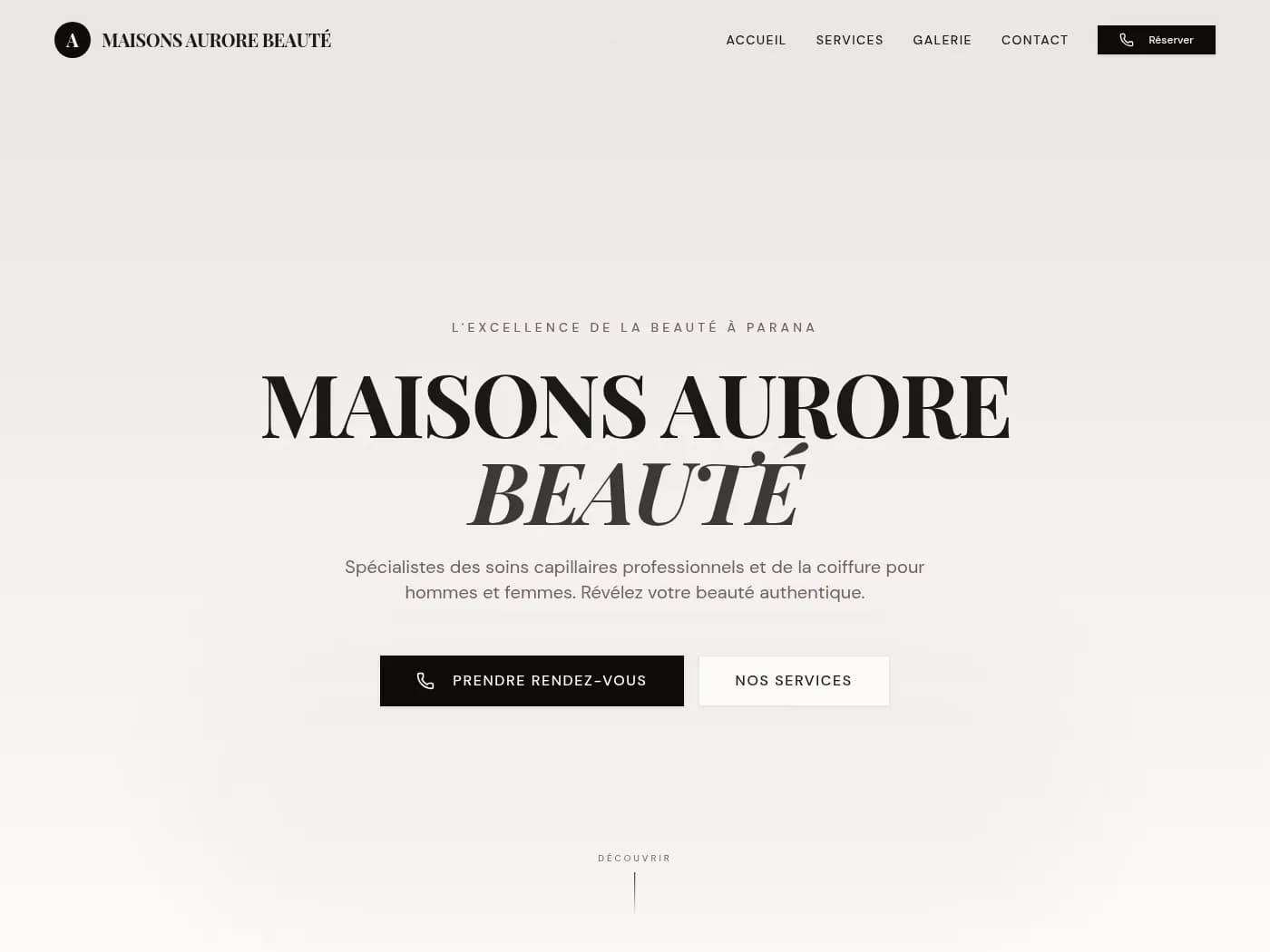 Maisons Aurore Beauté Web