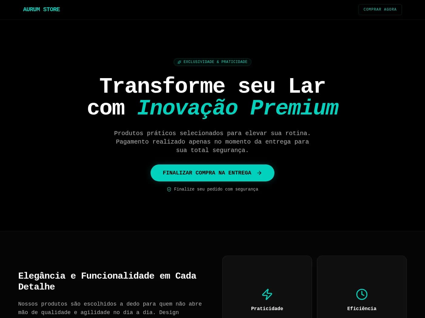 Aurum Store Premium Page