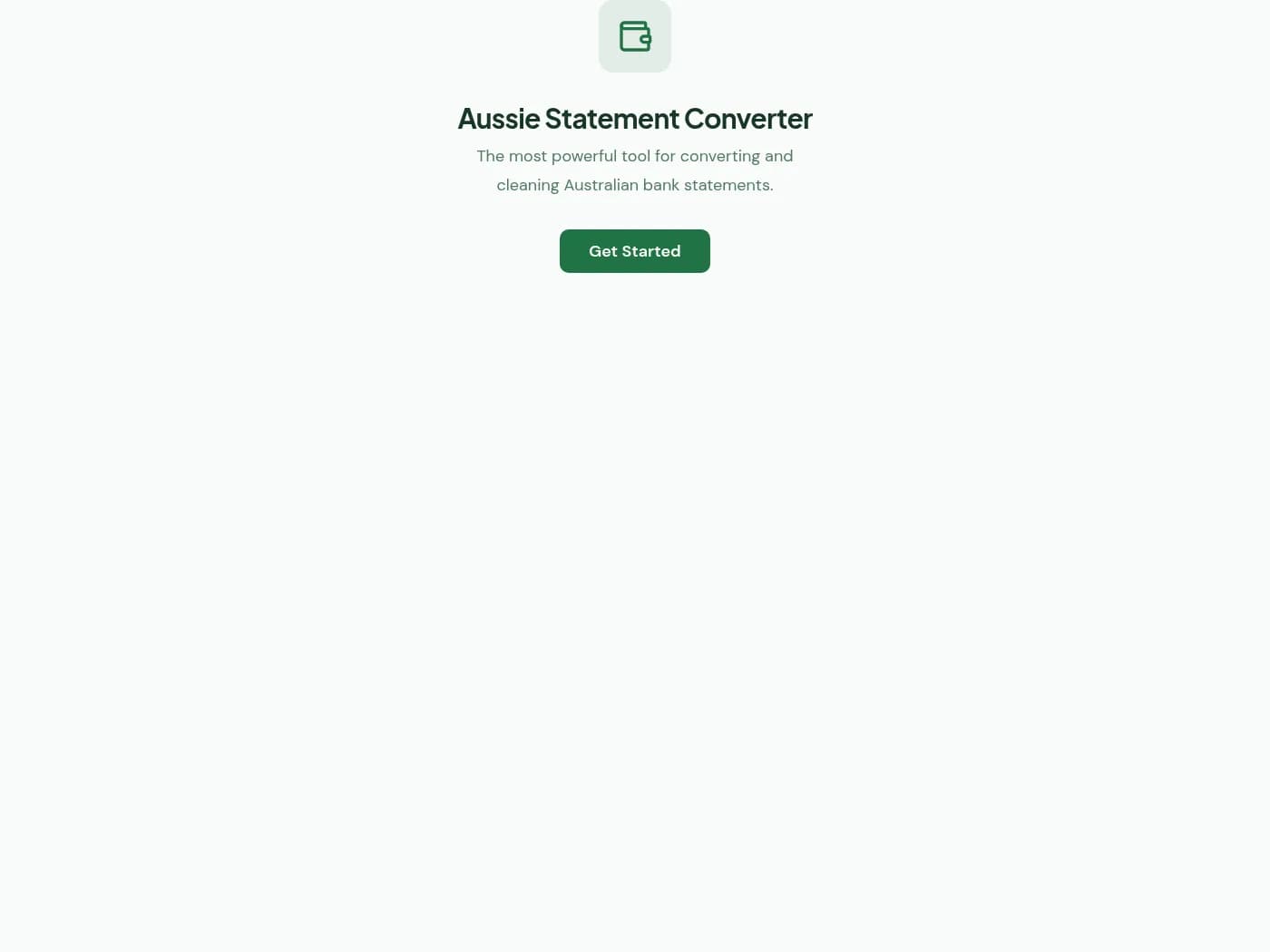 Aussie Statement Converter