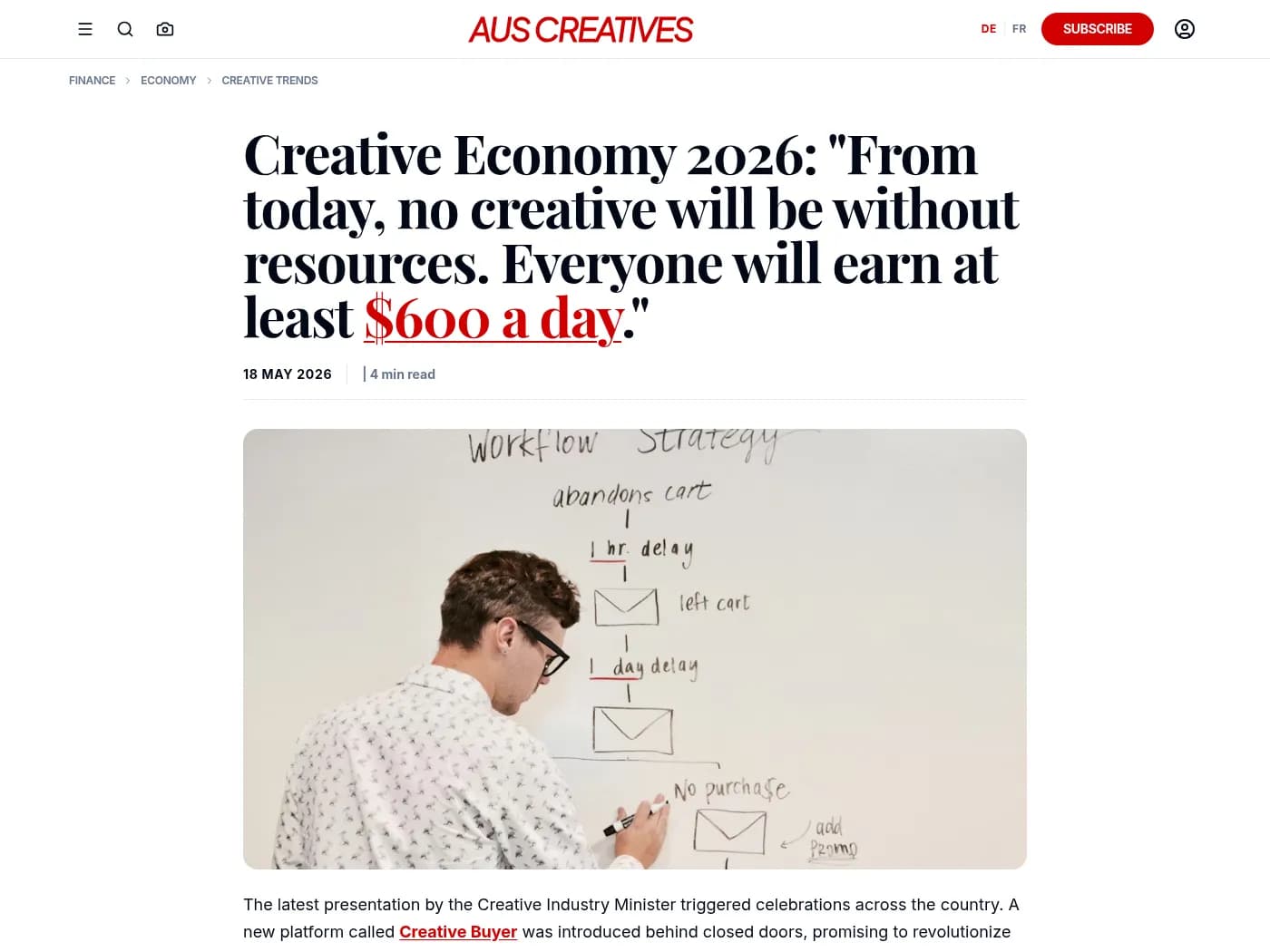 AUS Creatives News Hub