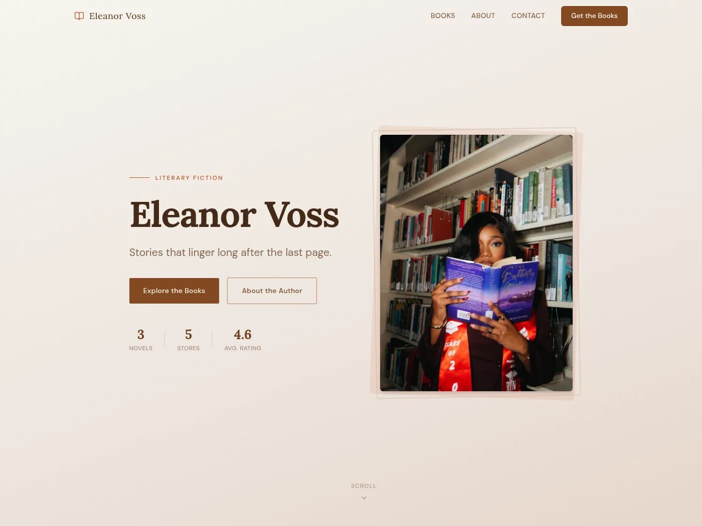 Author Showcase Site