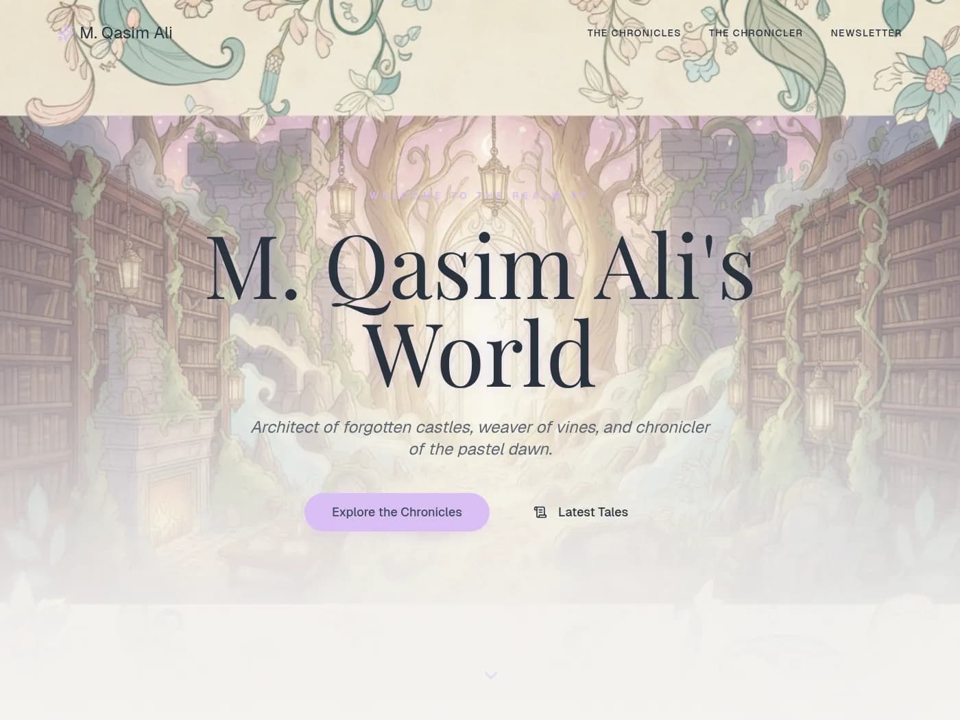 Author Portfolio Site