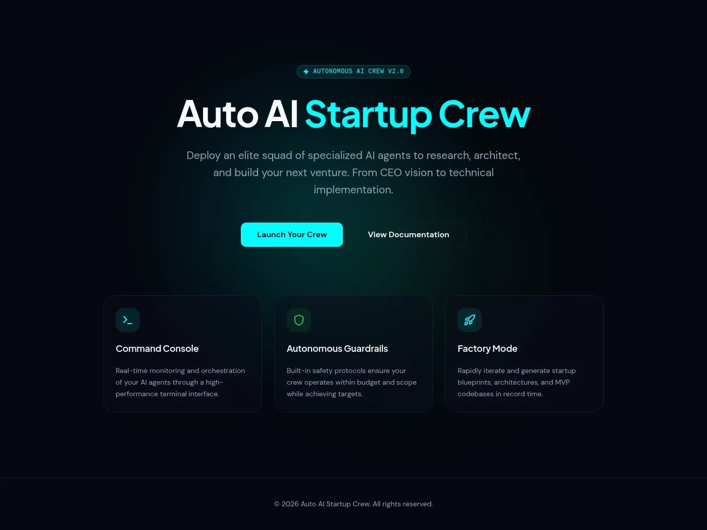 Auto AI Startup Crew