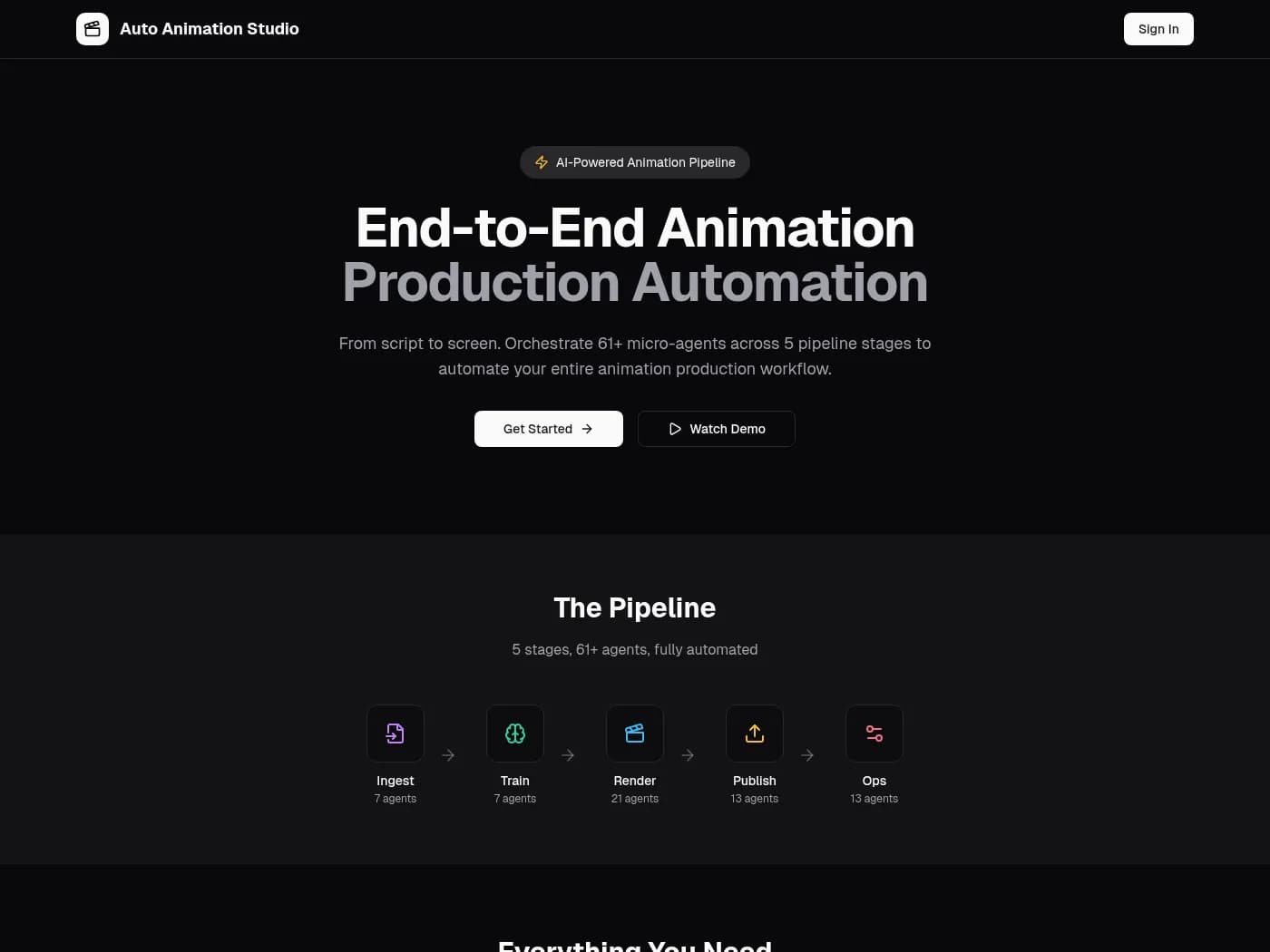 Auto Animation Studio OS