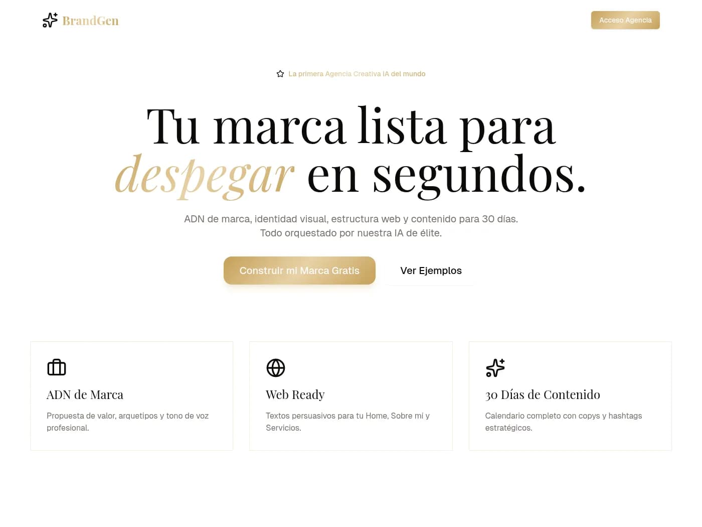 BrandGen Agency App