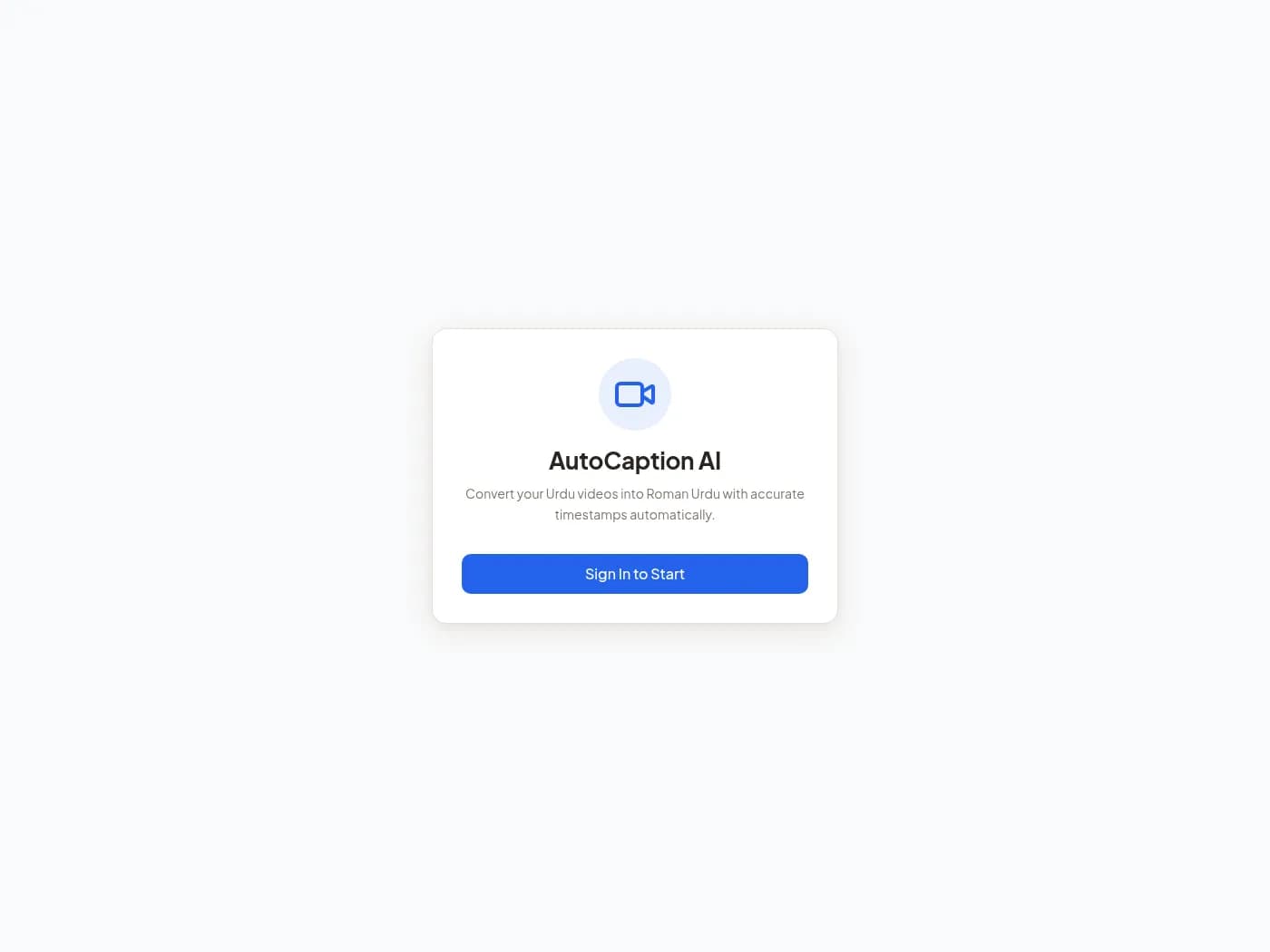 Auto Caption Generator
