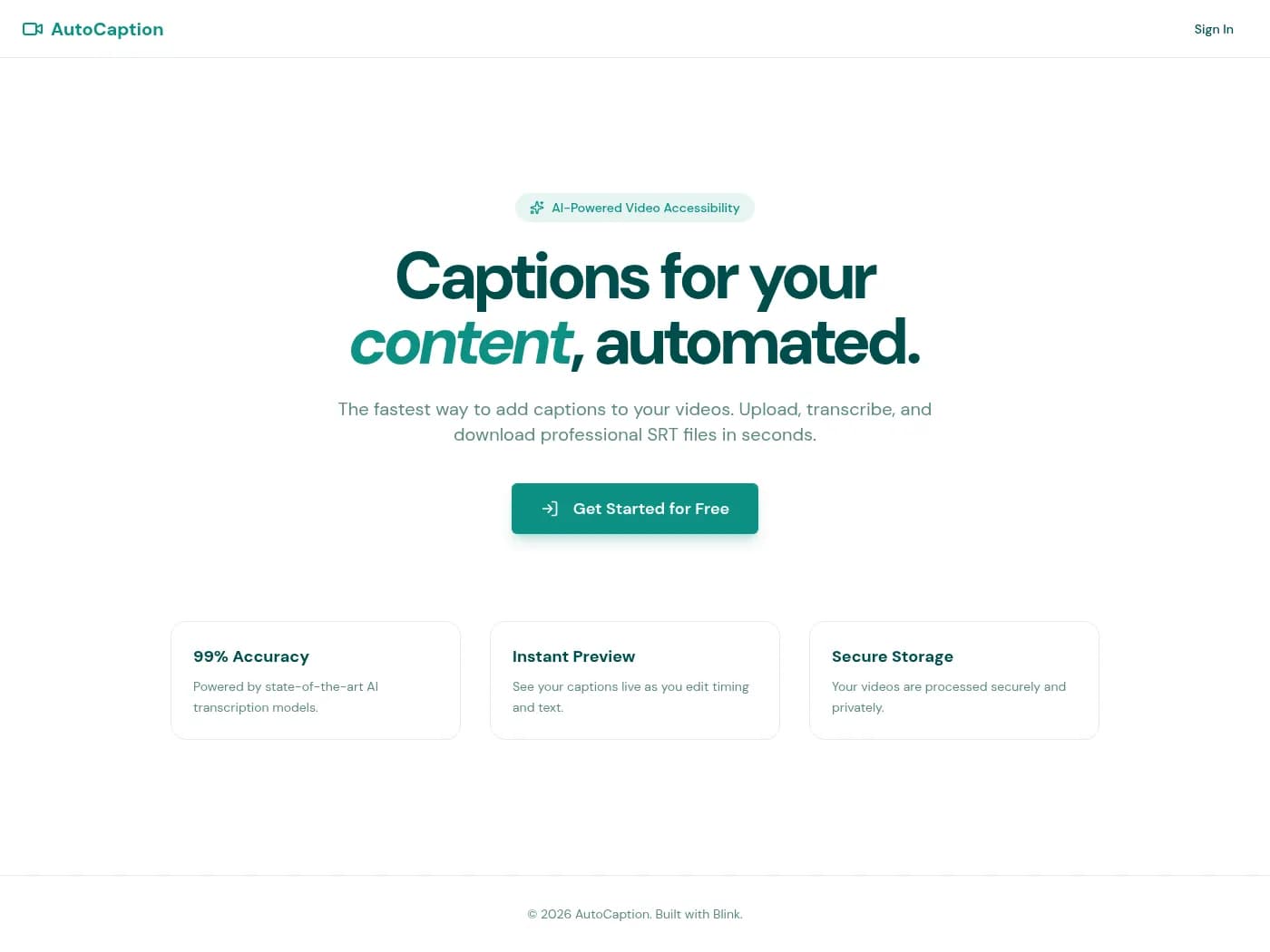 AutoCaption Video Tool