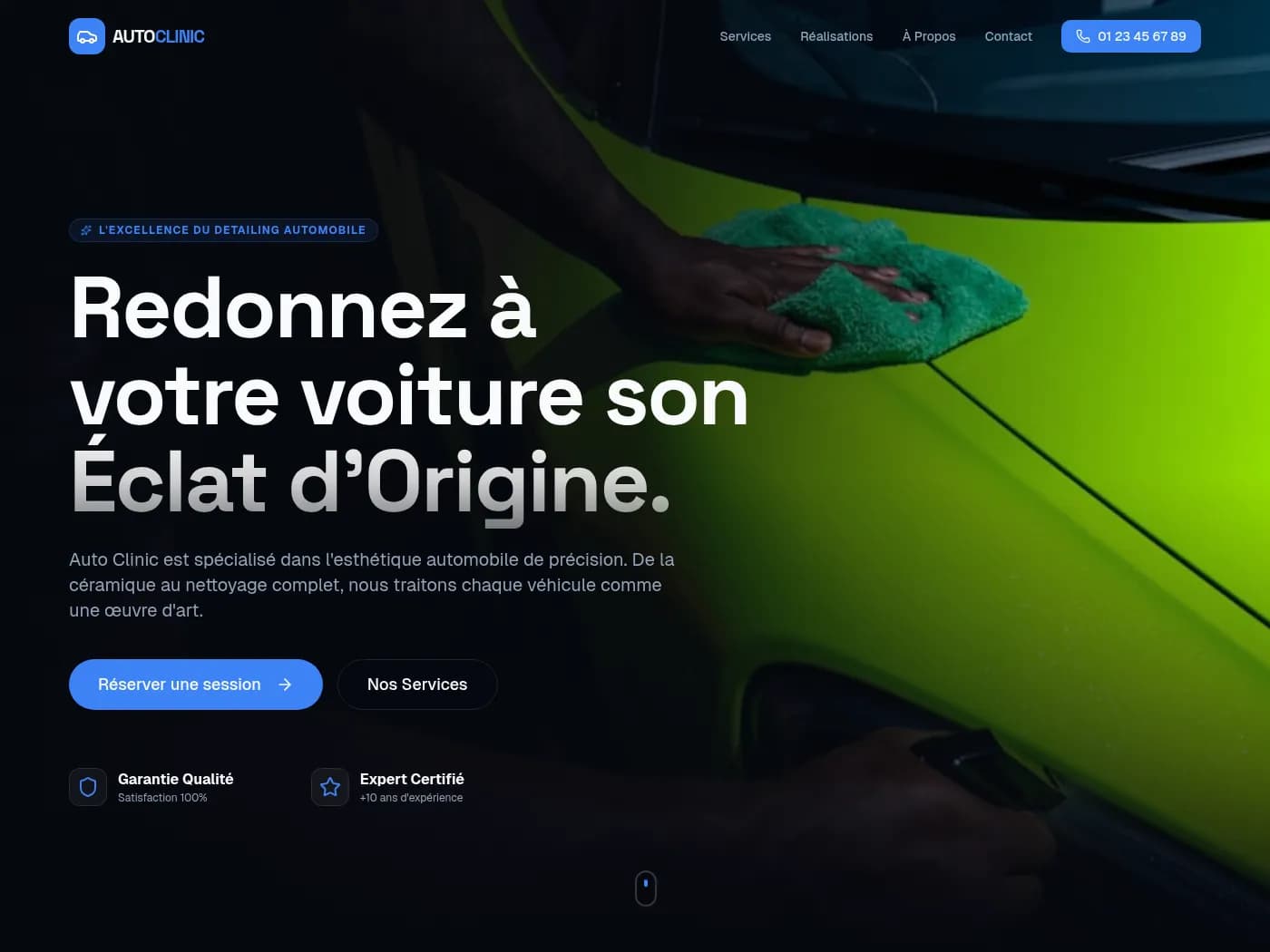 Auto Esthétique Vitrine
