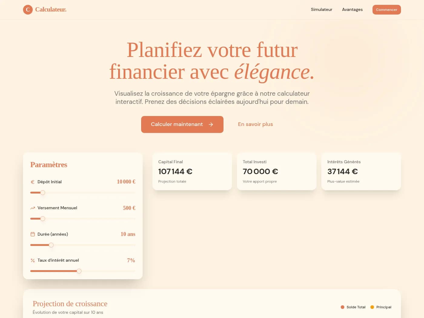 Dépôt AutoCalc Page