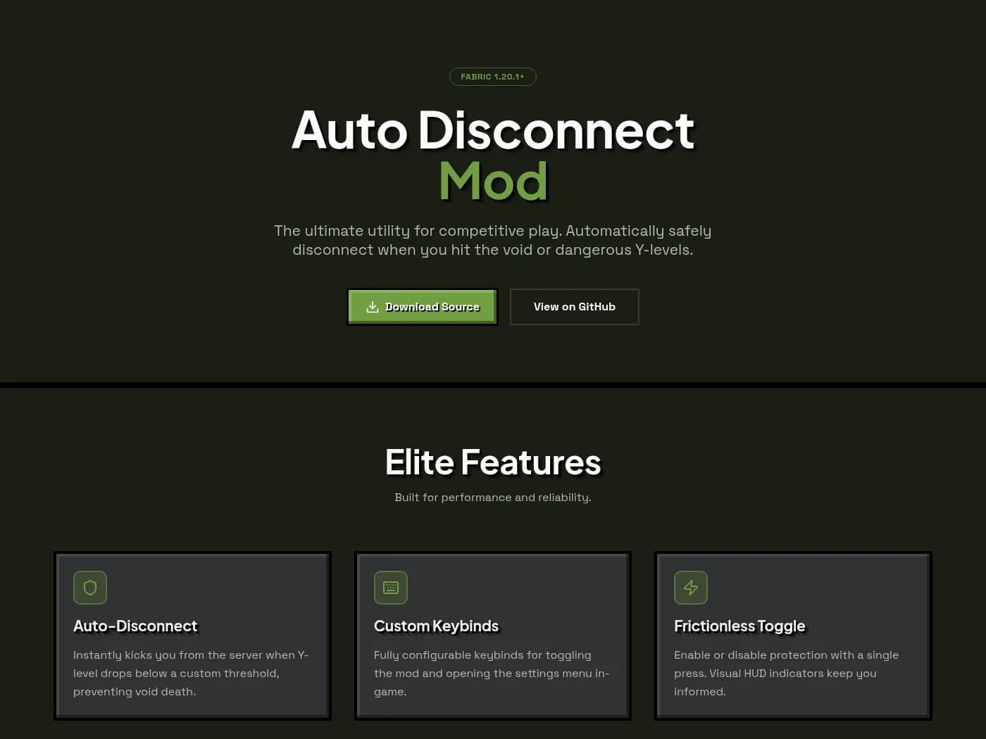 Auto Disconnect Mod
