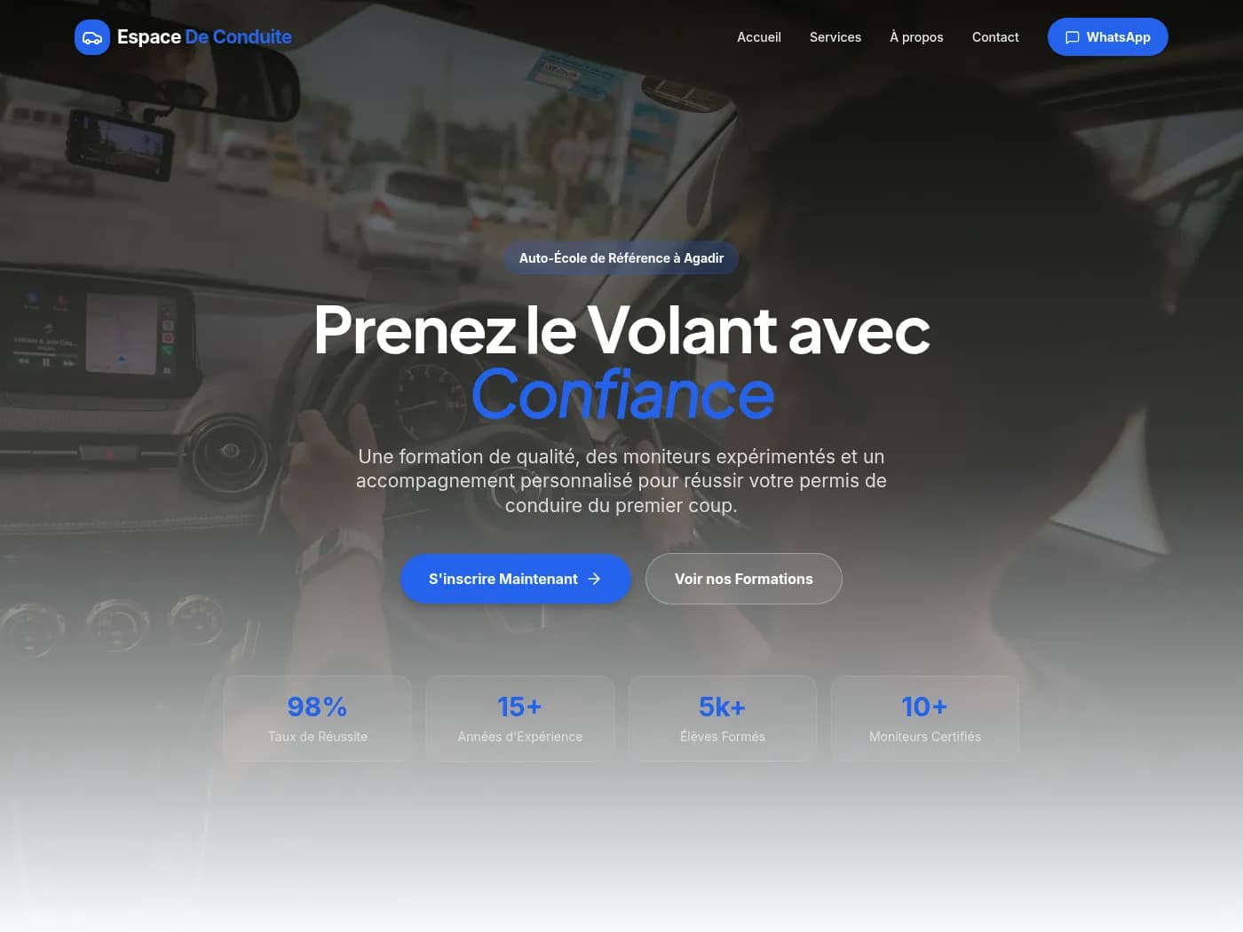 Auto-École Vitrine Pro