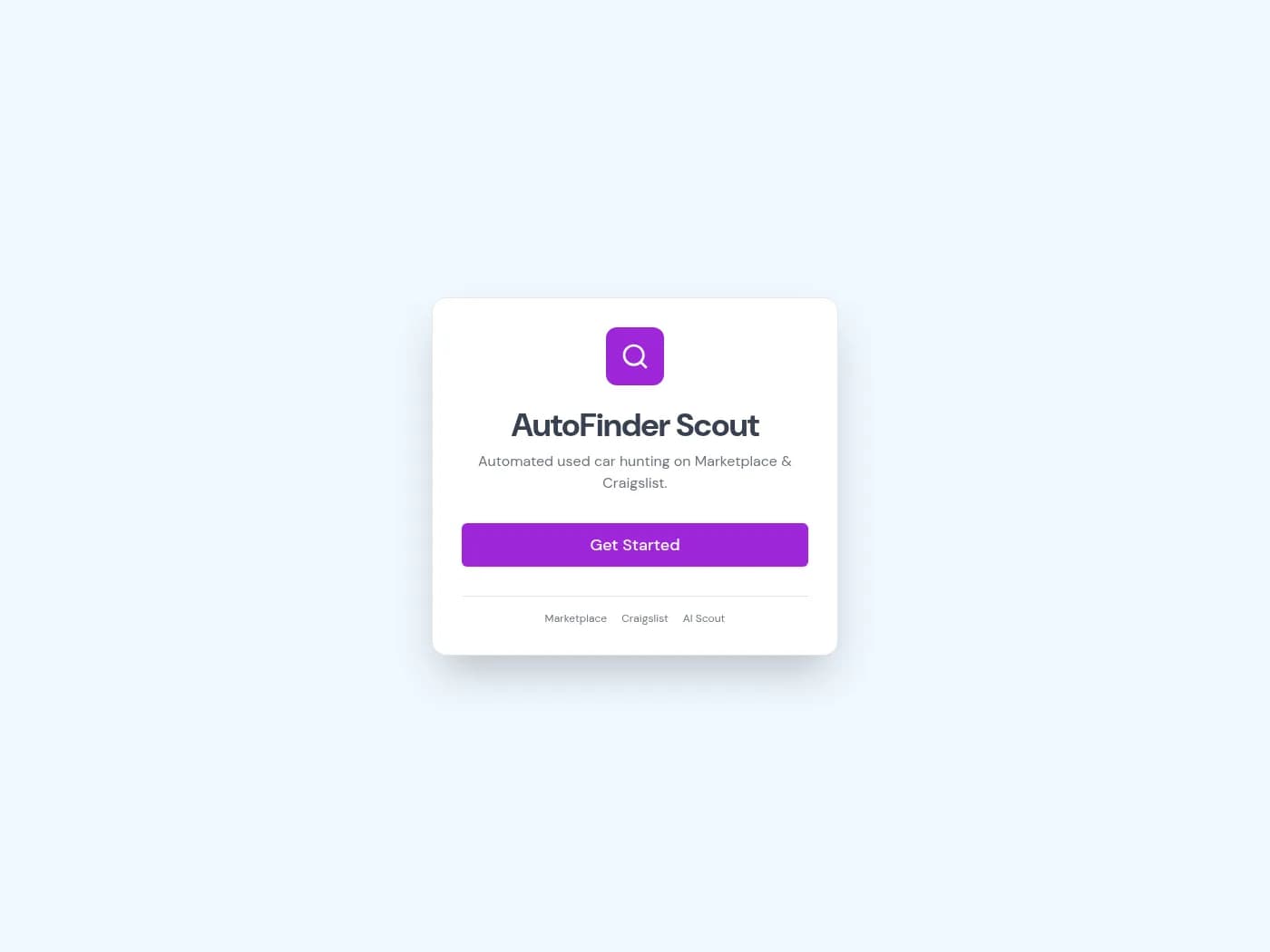 AutoFinder Scout