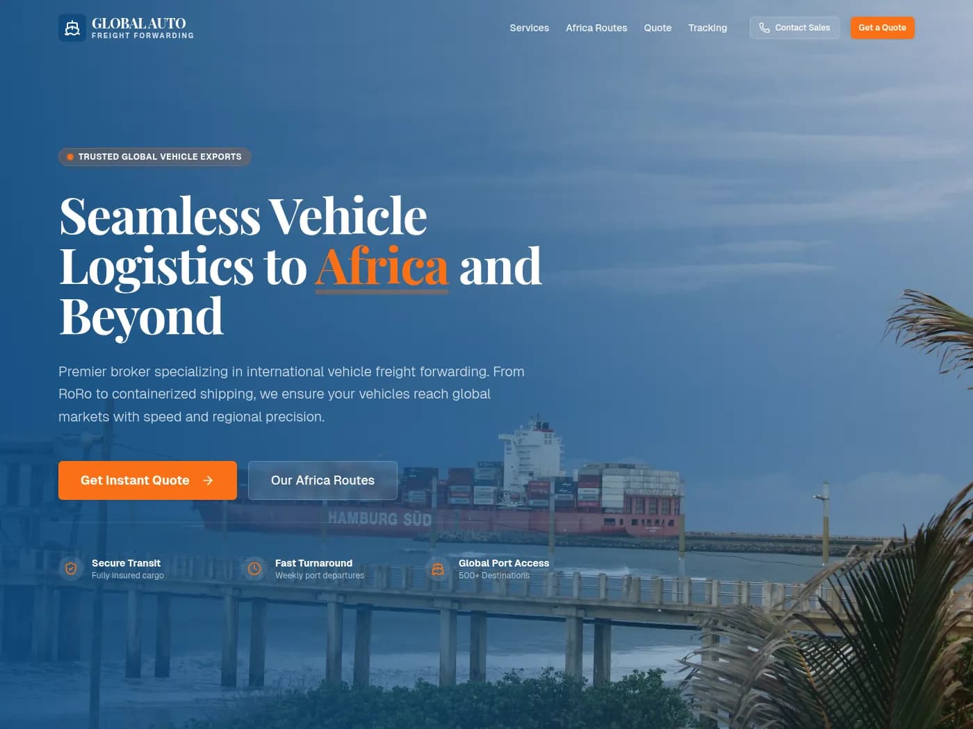 Global Auto Freight Web