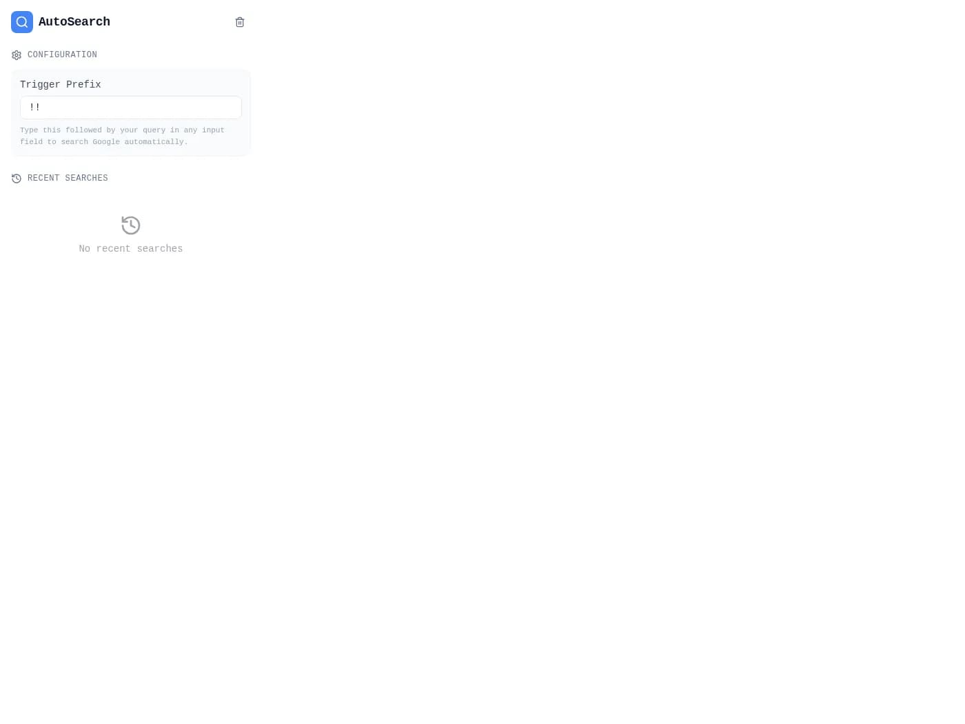 AutoSearch Google Helper