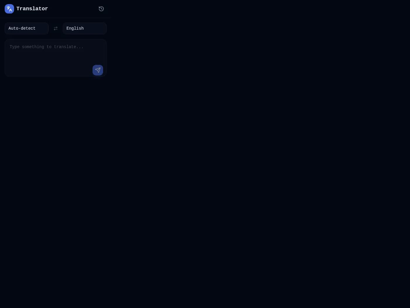 Instant Language Translator