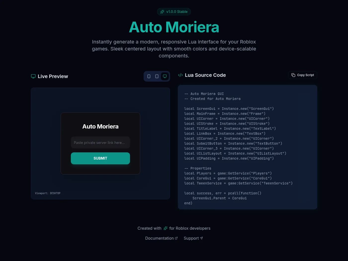 Auto Moriera GUI