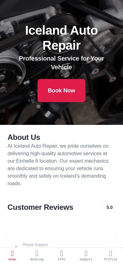 Iceland Auto Repair Portal