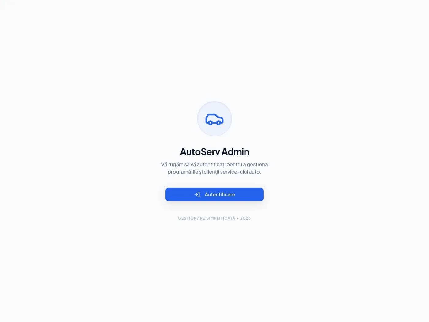 AutoServ Admin