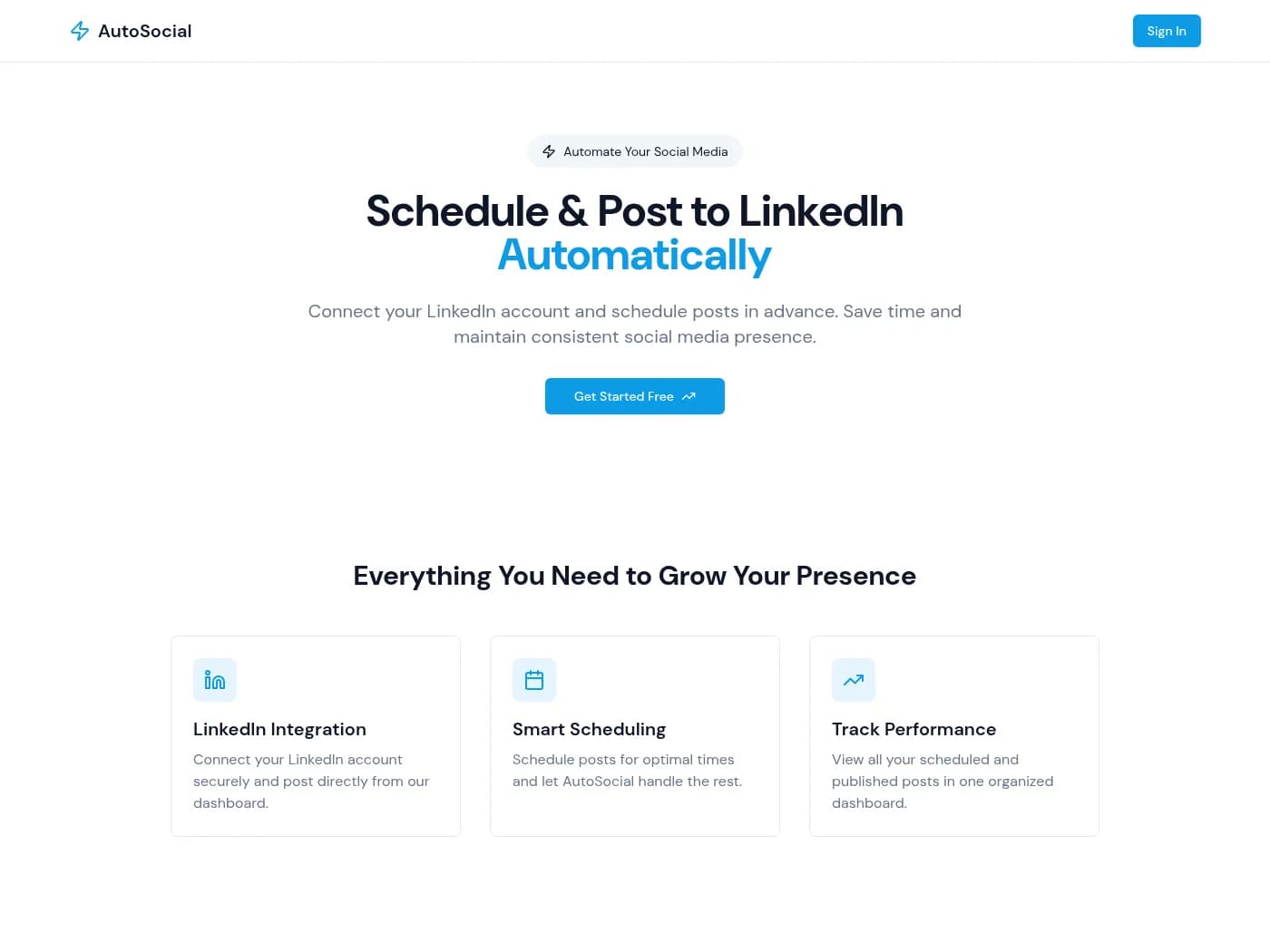 Auto Social Scheduler