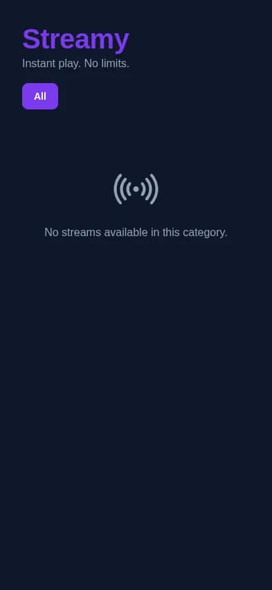 Simple Streamer App