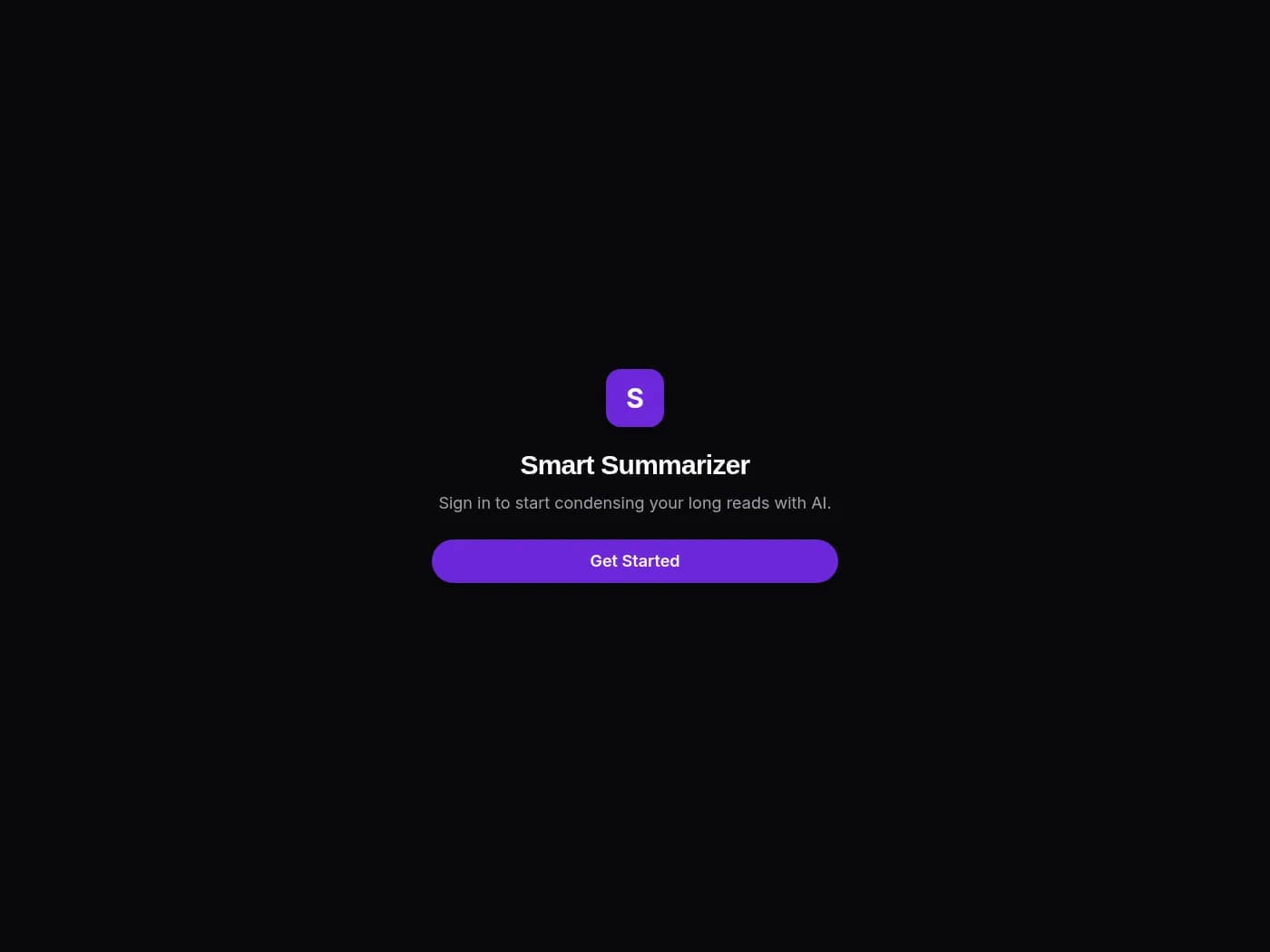 Smart Text Summarizer