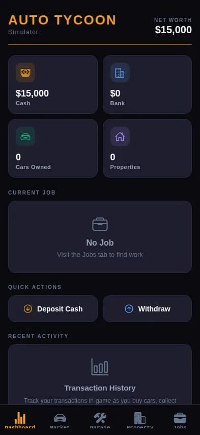 Auto Tycoon Simulator