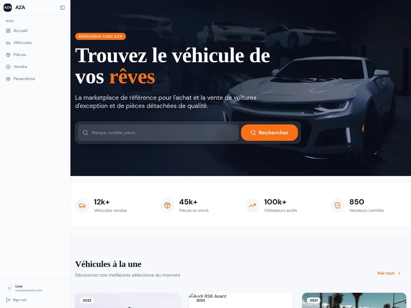 AutoVente Marketplace