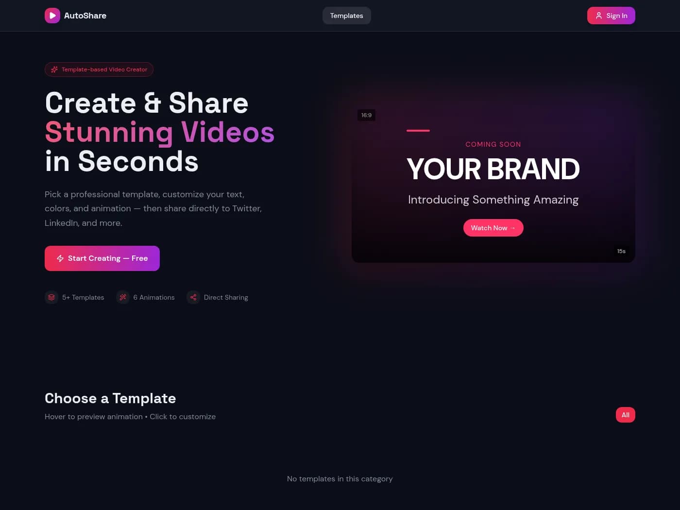 AutoShare Video Maker