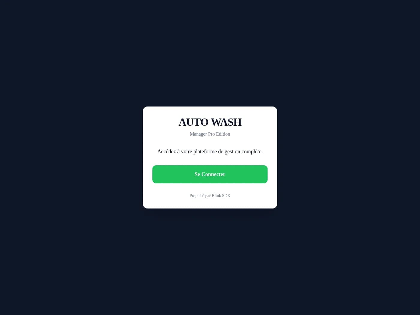 Auto Wash Manager Pro