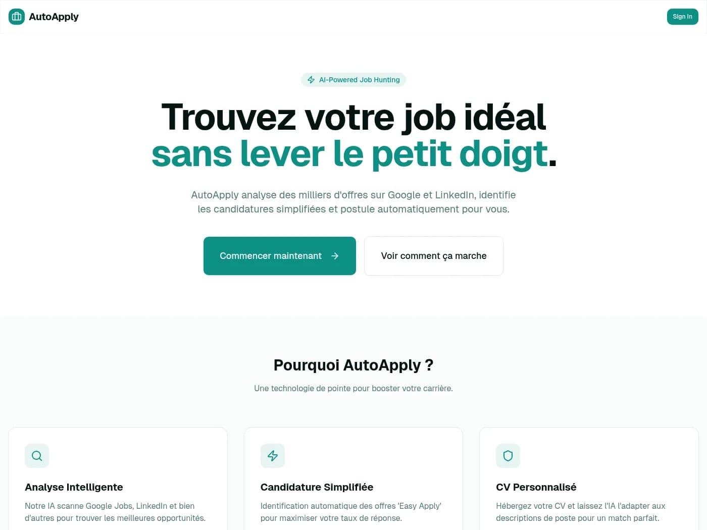 AutoApply CV Portal