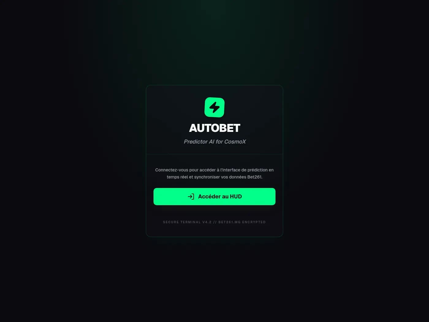 AutoBet Predictor