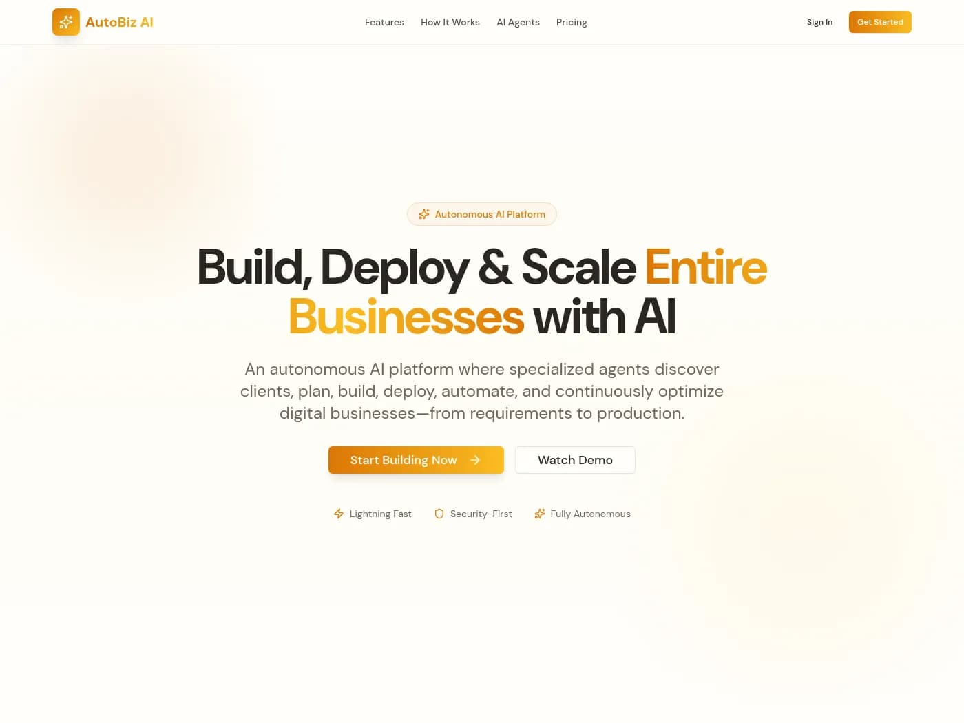AutoBiz AI Platform