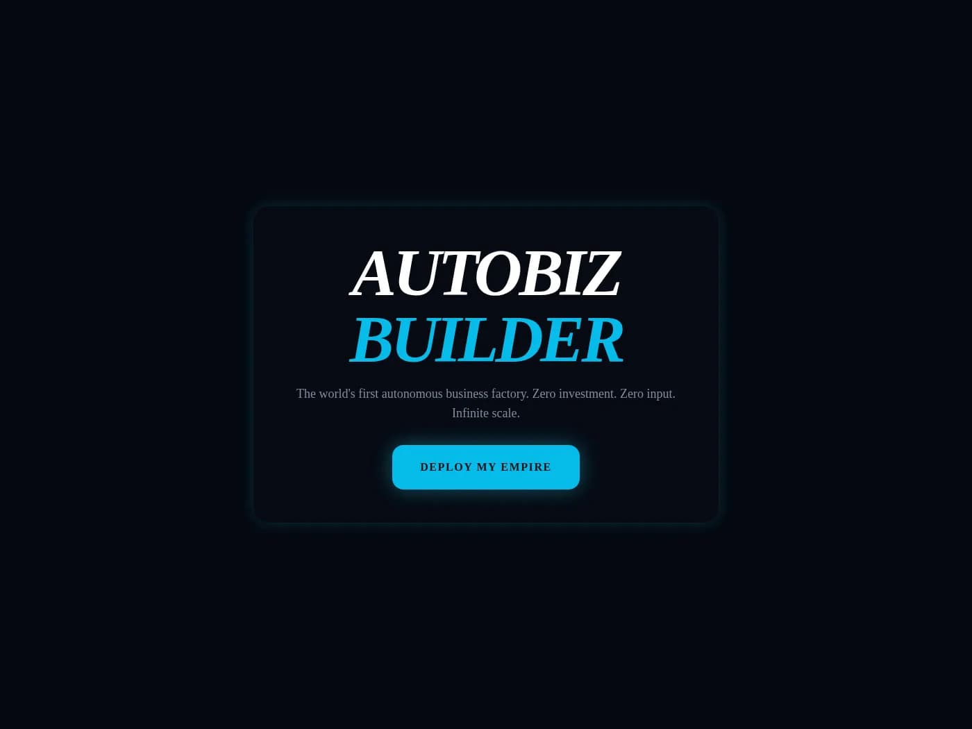 AutoBiz Builder
