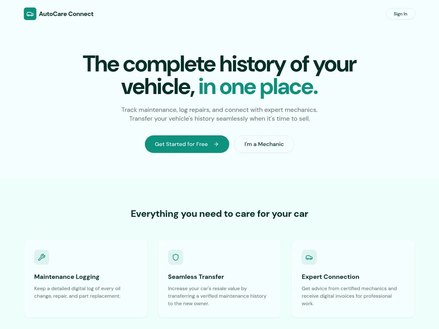 AutoCare Connect