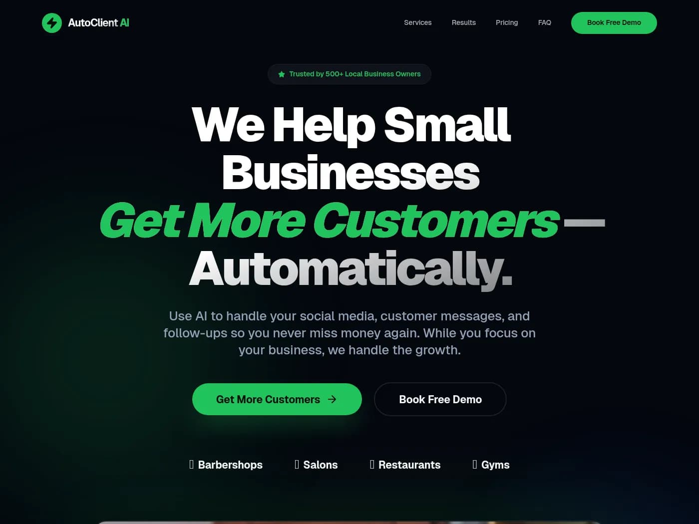 AutoClient AI Website