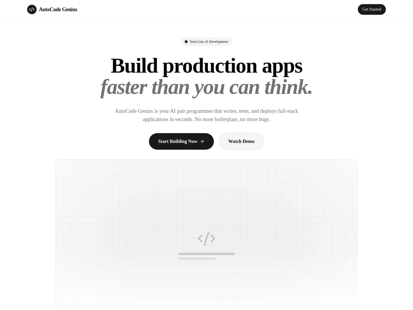 AutoCode Genius