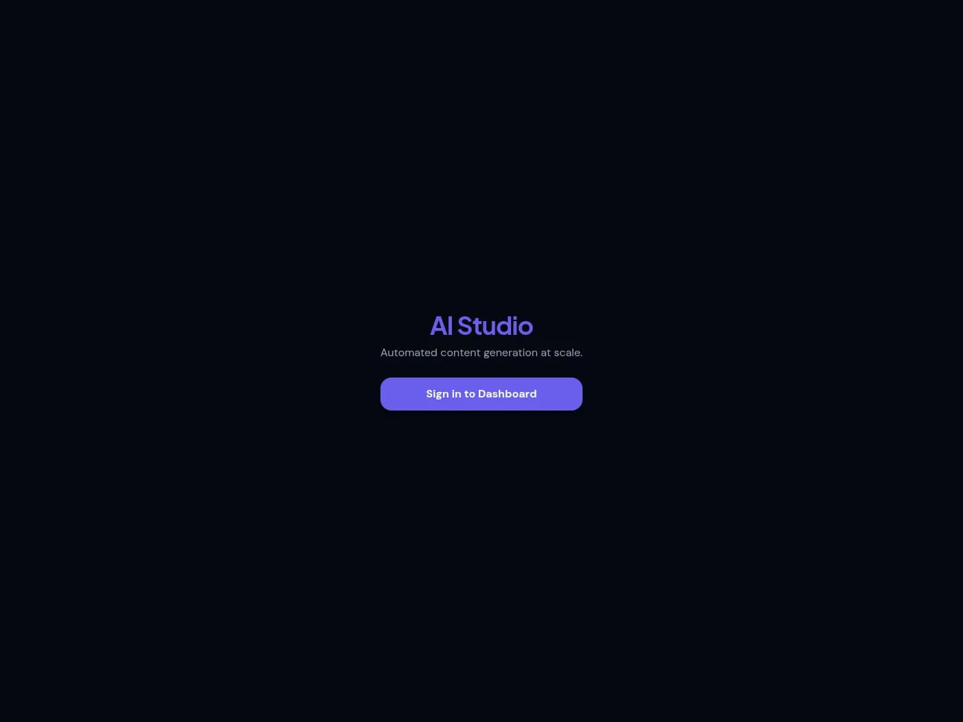 AutoContent AI Studio
