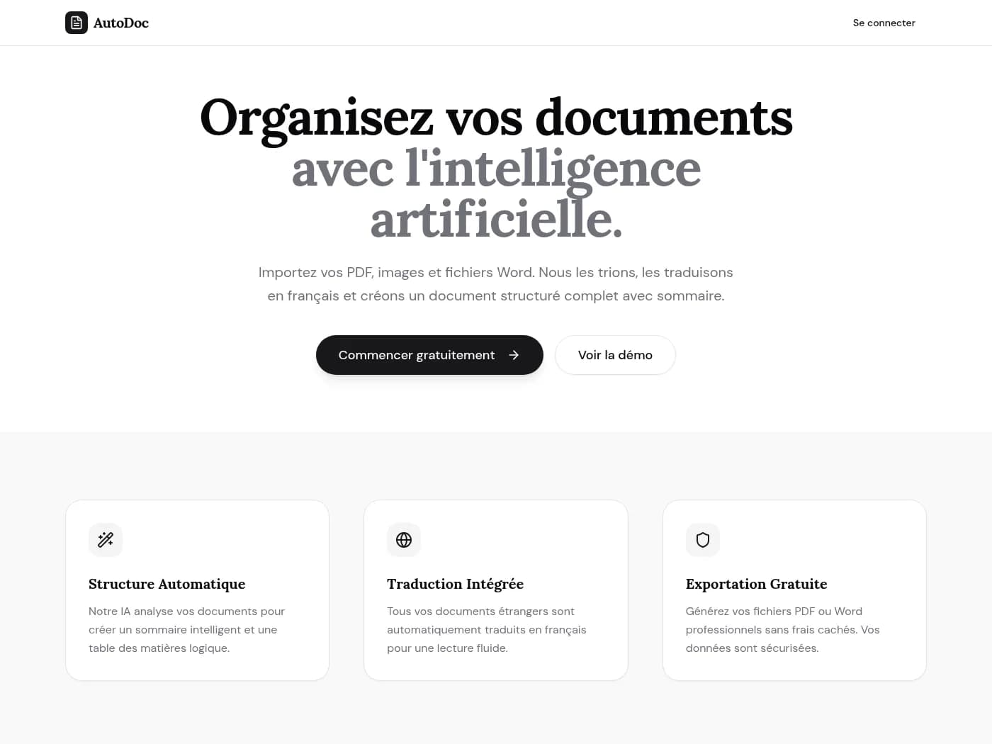 AutoDoc Organizer
